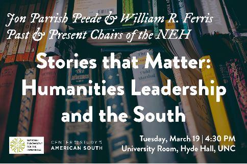 Hutchins Conversation: Jon Parrish Peede & William R. Ferris at the ...